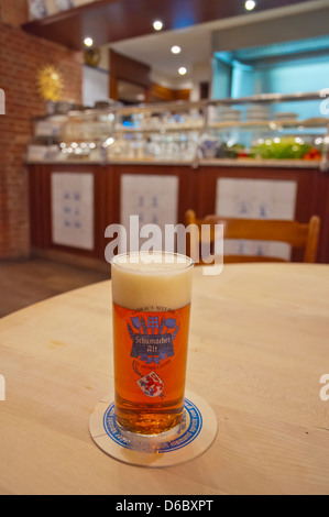 Drinking an "altbier" (old beer in german) in Dusseldorf's old town ...