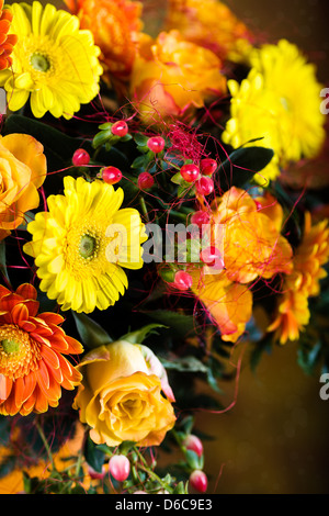 Beautiful bunch of gerberas Stock Photo - Alamy