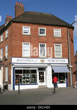 Antique Shop Bygones Worcester Worcestershire England UK Stock Photo ...