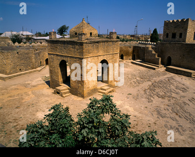 Ateshgah fire temple in Surakhani town, a suburb of Baku, Azerbaijan ...