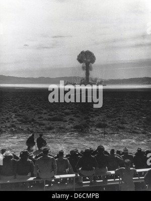 The UPSHOT KNOTHOLE Grable test, conducted by the Atomic Energy ...