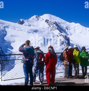 Mont Blanc and Chamonix, view from Aiguille du Midi Stock Photo - Alamy