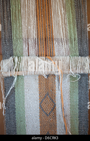 Weavings and textiles made entirely by hand by Mapuche women in Temuco ...