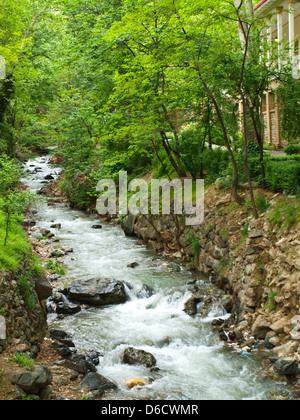 Forest stream running over rocks in Tehran, Iran Stock Photo - Alamy