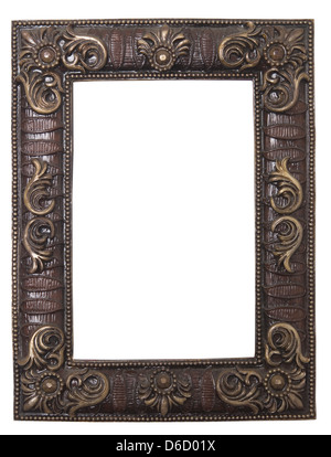 Golden classic painting canvas frame Stock Photo - Alamy