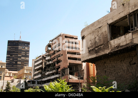 NATO Bombing in Belgrade, destruction, Serbia Stock Photo - Alamy