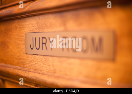 Jury room door Stock Photo - Alamy