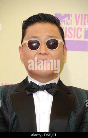 South Korean rapper Psy arrives at the MTV Video Music Awards at ...