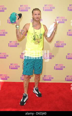 Riff Raff 2012 MTV Video Music Awards held at Staples Center - Arrivals ...