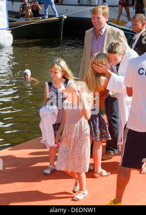 Princess Maxima of the Netherlands swims 2028 meters during the Stock ...