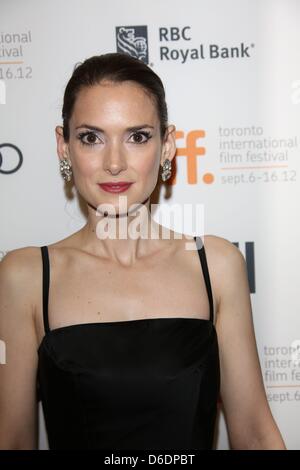 US actress Winona Ryder arrives for the preiere of the movie 'Iceman ...
