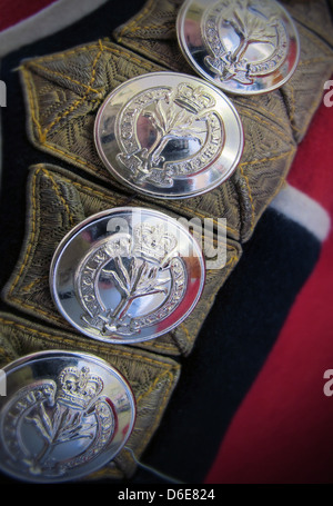 Military uniform buttons Stock Photo - Alamy