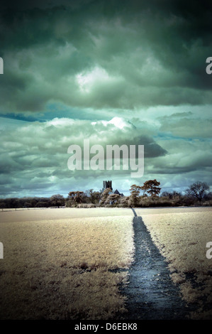 broome church norfolk england Stock Photo - Alamy