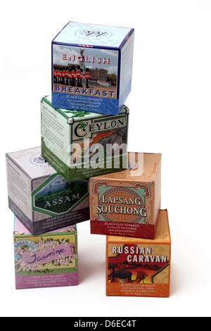 Boxes Of Tea From Whittard - Assam, Lapsang Souchong, Ceylon, Jasmine ...