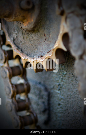 Chain Drive Lubrication Stock Photo - Alamy