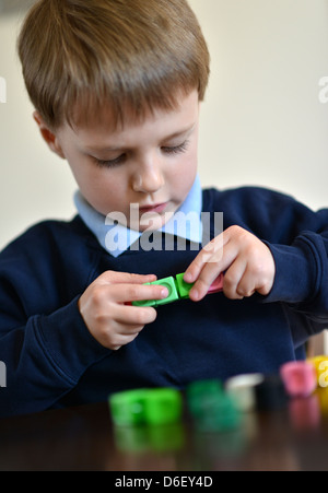 AIDS boy. Five year old African HIV positive boy showing swollen lymph ...