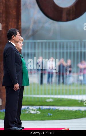 Germany, Berlin. 17th April, 2013. Chancellor Angela Merkel and ...