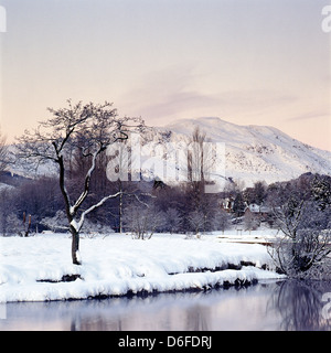 The view of Ben Ledi from Callander at winter Stock Photo - Alamy