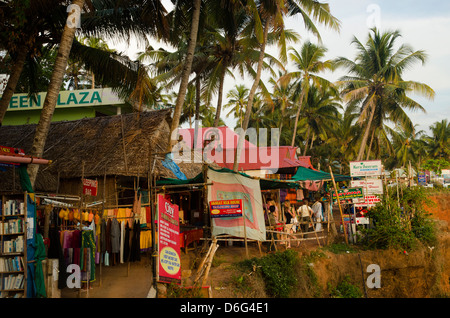 Varkala beach , Souvenir Shops, India Kerala Stock Photo - Alamy