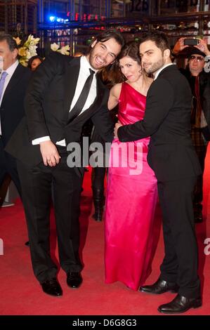 Greek actor Theo Alexander (L-R), actress Tamila Koulieva and Greek ...