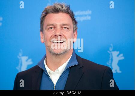 Irish born actor Ray Stevenson (R), US actress Katherine LaNasa ...