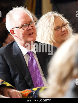 John Lithgow and his wife, Dr. Mary Yeager Lithgow arrive for the ...