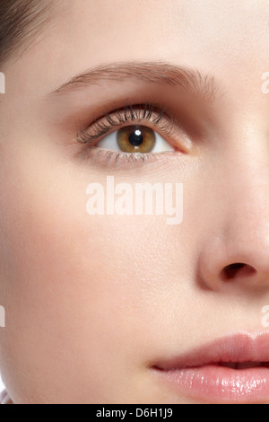 Close-up on a woman's eye Stock Photo - Alamy