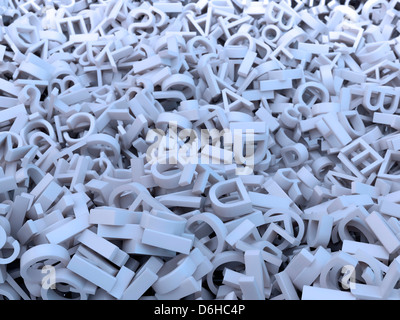 Human head with letters of the alphabet, illustration Stock Photo - Alamy