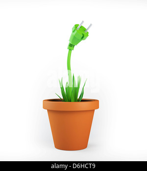 Clean energy, conceptual illustration Stock Photo - Alamy