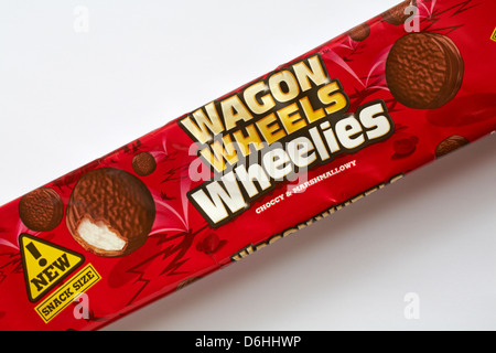 Wagon Wheels Wheelies choccy & marshmallowy new snack size biscuits on ...