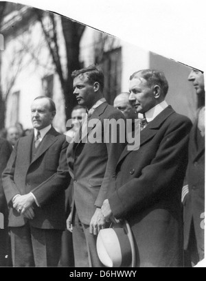 Charles Lindbergh, known as 'Lucky Lindy,' is celebrated for his ...