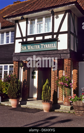 Sir Walter Tyrell public house, Brook, New Forest National Park ...