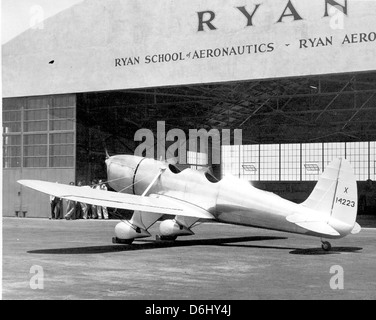 The Ryan ST, built in 1934, was a sport trainer aircraft powered by the ...