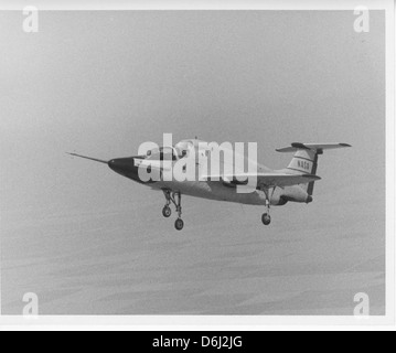 The Ryan XV-5A Vertifan, a vertical takeoff and landing (VTOL) aircraft ...