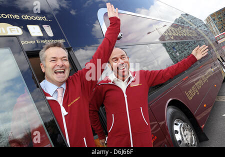 Photos show Stagecoach Group Chief Executive Sir Brian Souter 18 April ...