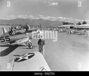 The Ryan PT-22, part of the Ryan Military Flying School, was used for ...