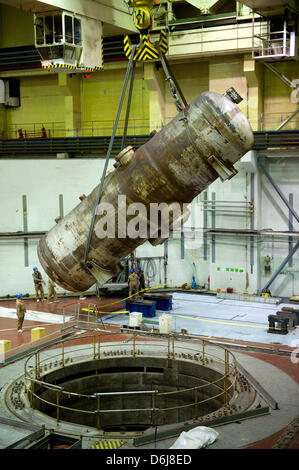 Dismantling a Nuclear Power Plant Steam Generator Stock Photo, Royalty ...
