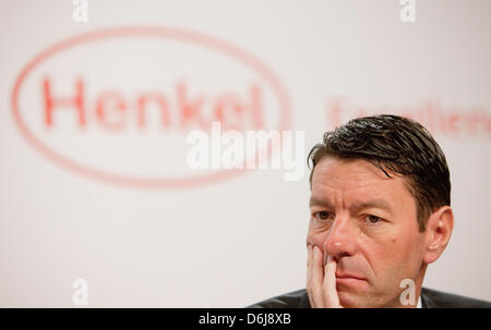 Henkel CEO Kasper Rorsted attends a balance press conference at the ...