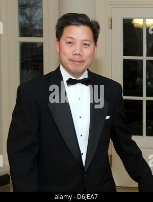 Chris Lu, Assistant to the President and Cabinet Secretary, and Katie ...