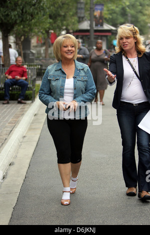 Nancy Grace at The Grove to film an appearance for the entertainment ...