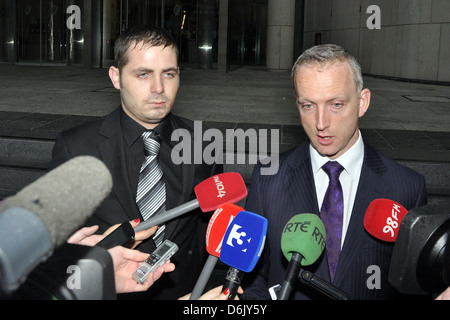 Leonard Watters, Cahir O'Higgins Leonard Watters is seen leaving court ...