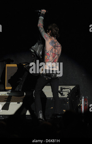 Josh Todd of Buckcherry performs at the American Airlines Arena Miami ...