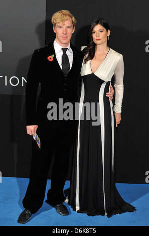 Benedict Cumberbatch and guest Grey Goose Winter Ball held at Battersea ...