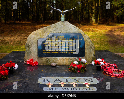 Katyn Memorial, Cannock Chase, Cannock, Staffordshire, England, United ...