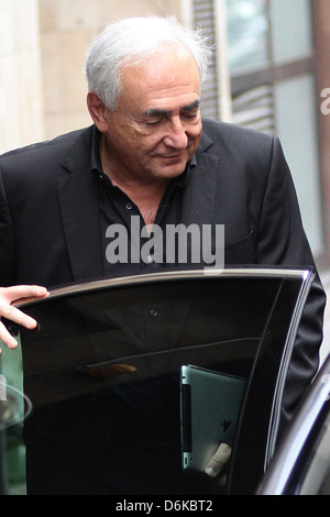 Dominique Strauss- Kahn is seen out and about on the streets of Paris ...
