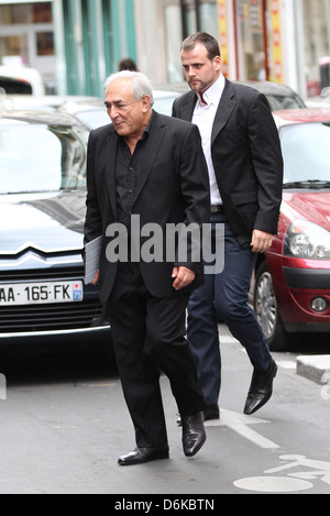 Dominique Strauss- Kahn is seen out and about on the streets of Paris ...