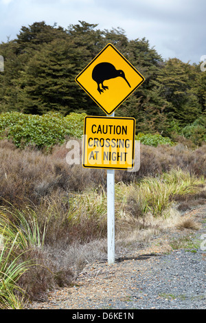 Kiwi Road sign Stock Photo - Alamy