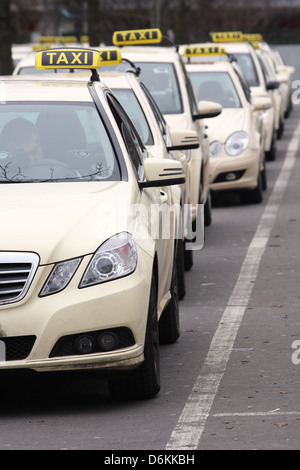 Berlin, Germany, taxi stand at the airport Tegel Stock Photo - Alamy