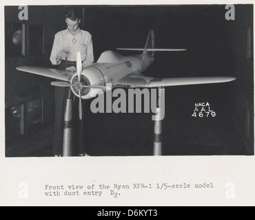 The Ryan FR-1 Fireball, one of the first jet-powered aircraft used by ...