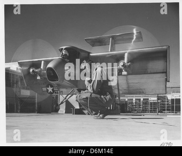 The Ryan VZ-3RY Vertiplane, developed in 1958, is a unique aircraft ...